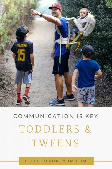 From Toddlers To Tweens - Keeping An Open Dialogue
