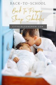 Back to School and Proper Sleep Schedules