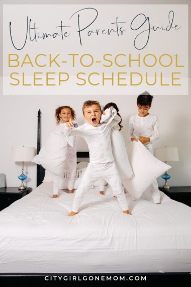 Back to School and Proper Sleep Schedules