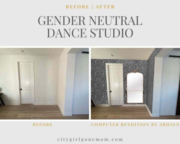 Building a Gender Neutral Dance Studio at Home - City Girl Gone Mom
