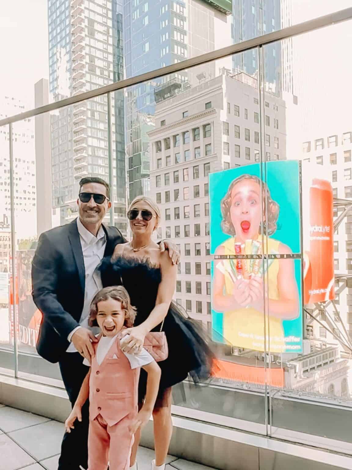 That Time Brody Made The Heart of Times Square - City Girl Gone Mom